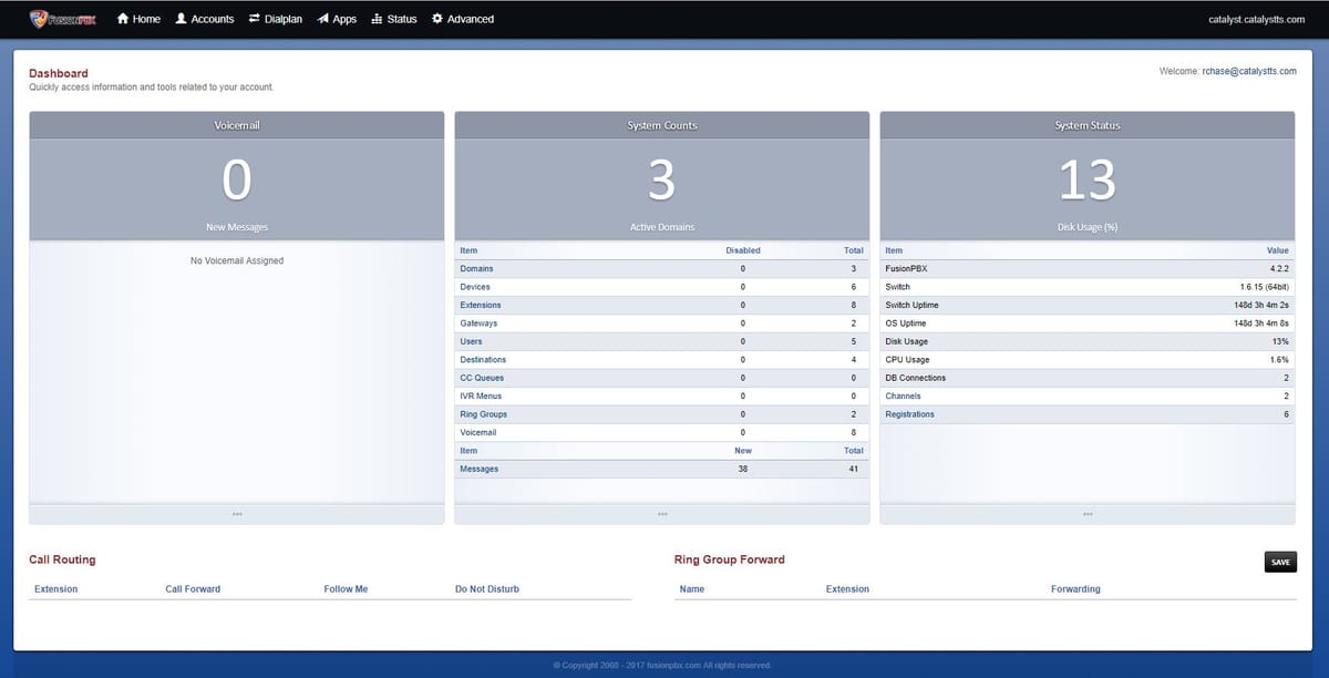 FusionPBX Debian 8 Install Guide